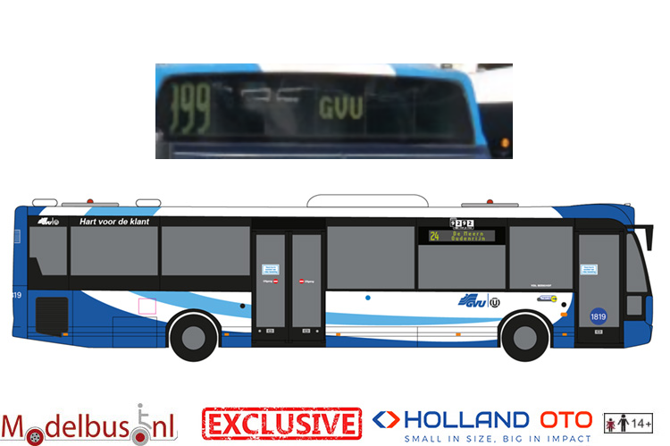 HollandOto GVU 1822 VDL Ambassador 999-gvu | Modelbus.nl