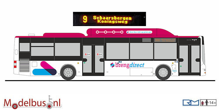 Rietze 72697 MAN Lions City CNG Breng Direct | Modelbus.nl