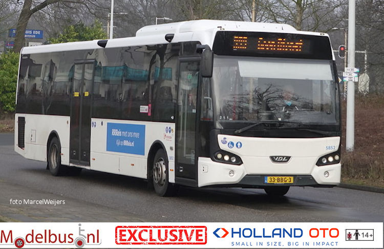 HollandOto 5852 Hermes RRReis VDL Citea LLE 120 | Modelbus.nl