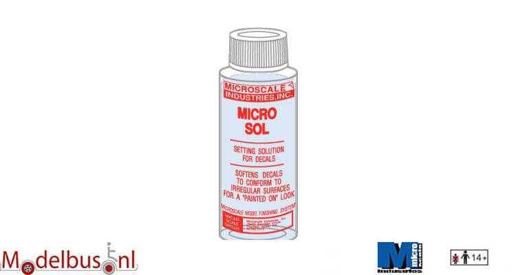 Microscale Micro Sol MI-2 aanbrengen decals | Modelbus.nl