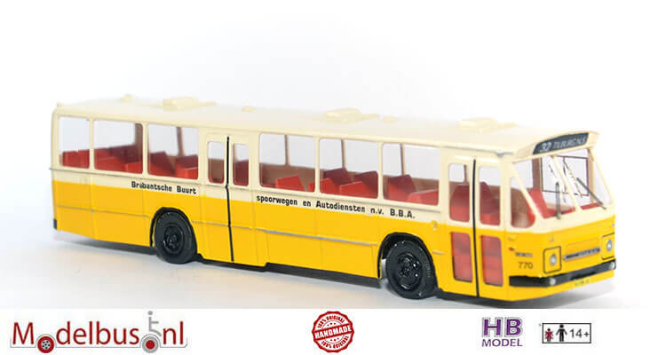 HB Model BBA 770 DAF MB200 Den Oudsten | Modelbus.nl
