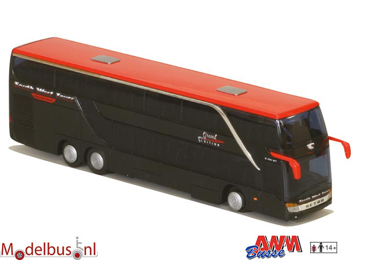 AWM 74509 Setra S431 DT-E6 South West Tours | Modelbus.nl