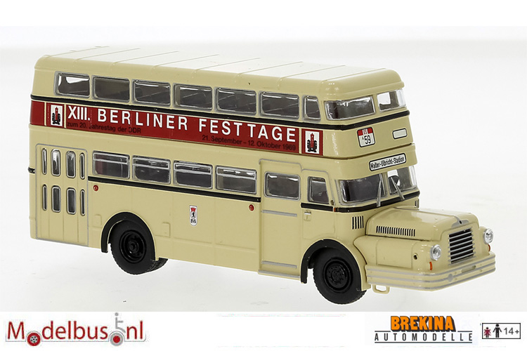 Brekina 61208 IFA Do 56 BVG Berliner Festtage | Modelbus.nl