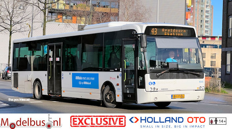 HollandOto 4215 Hermes RRReis VDL Berkhof Ambassador | Modelbus.nl