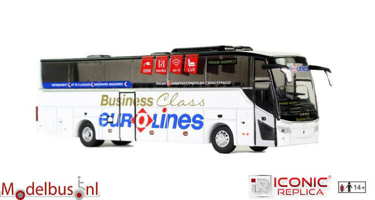 Iconic Replicas 87-0100 Temsa Marathon Eurolines | Modelbus.nl