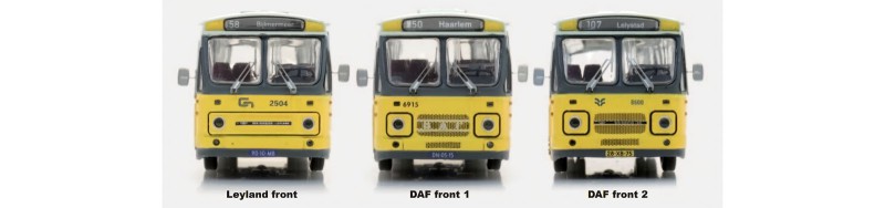 Artitec MB200 front indeling streekbus modellen | Modelbus.nl